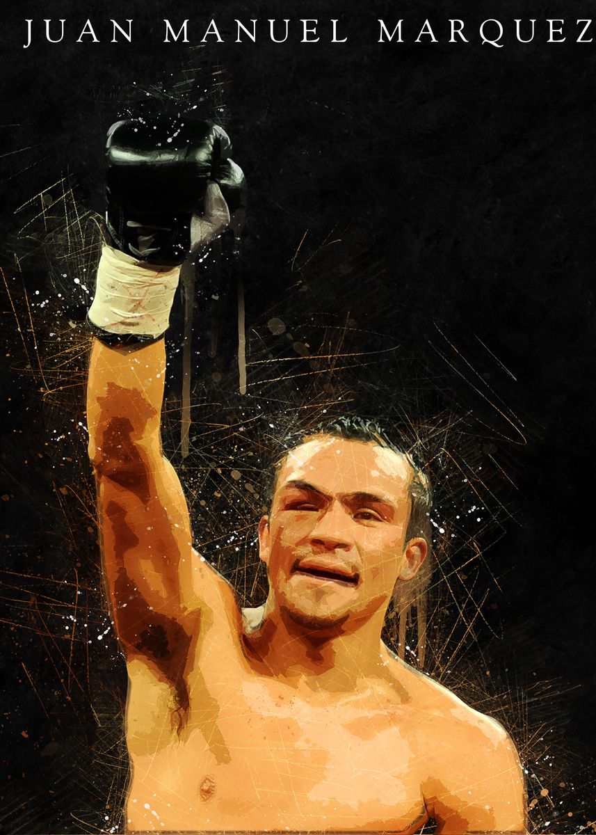 'Juan Manuel Marquez' Poster, picture, metal print, paint by ONONMADE ...