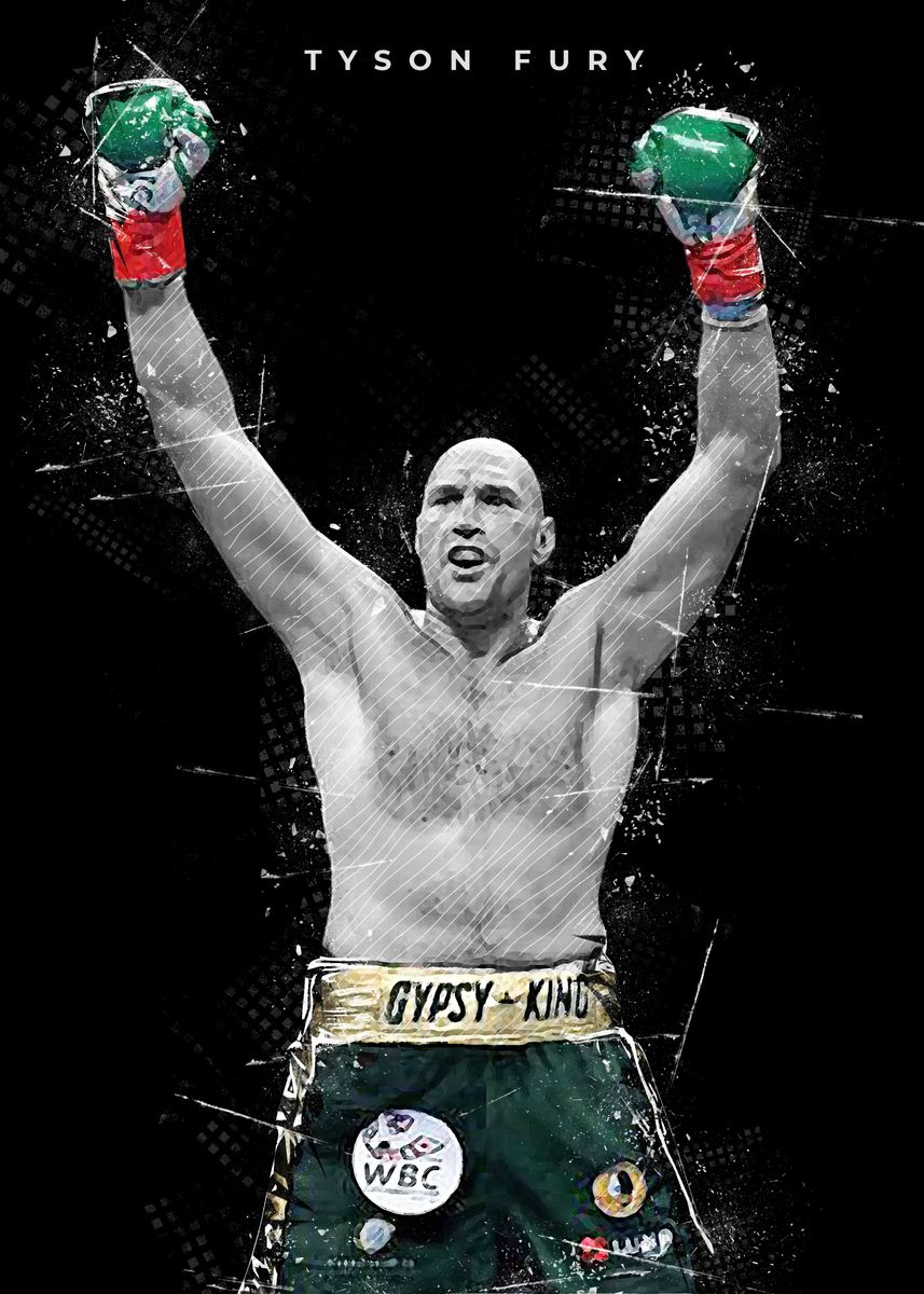 'Tyson Fury' Poster, picture, metal print, paint by Creative Shop ...