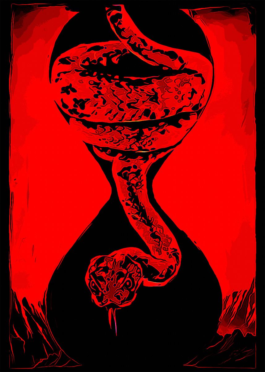 'Rattlesnake' Poster, picture, metal print, paint by Jeffery Anabelle ...