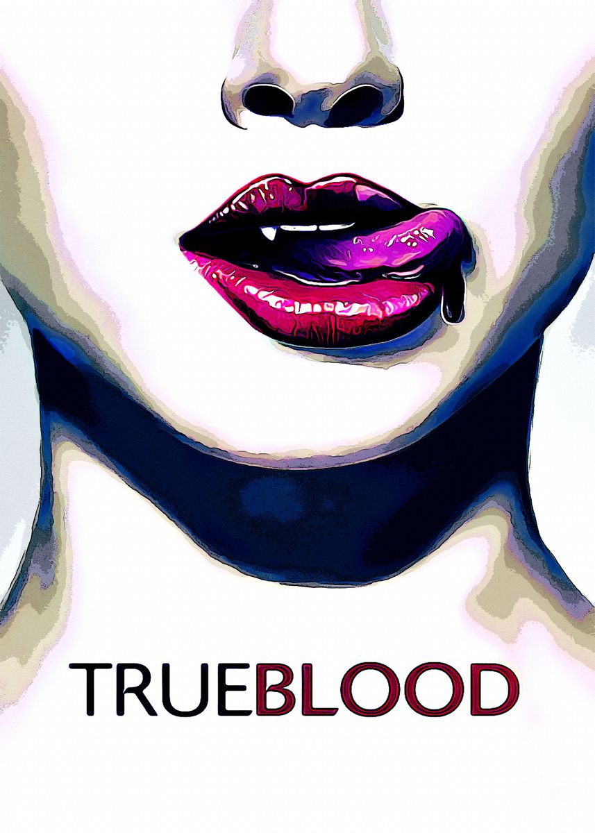 'True Blood' Poster, picture, metal print, paint by Kaye Luca | Displate