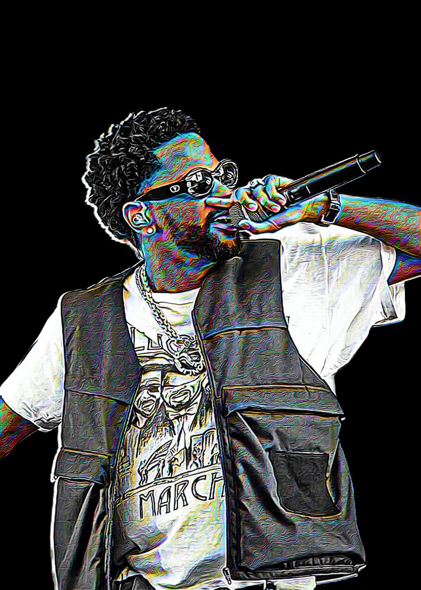 'Big Sean' Poster, picture, metal print, paint by OOM TEAM | Displate