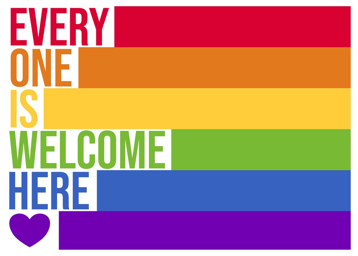 'Everyone Is Welcome Here' Poster by afdesign | Displate