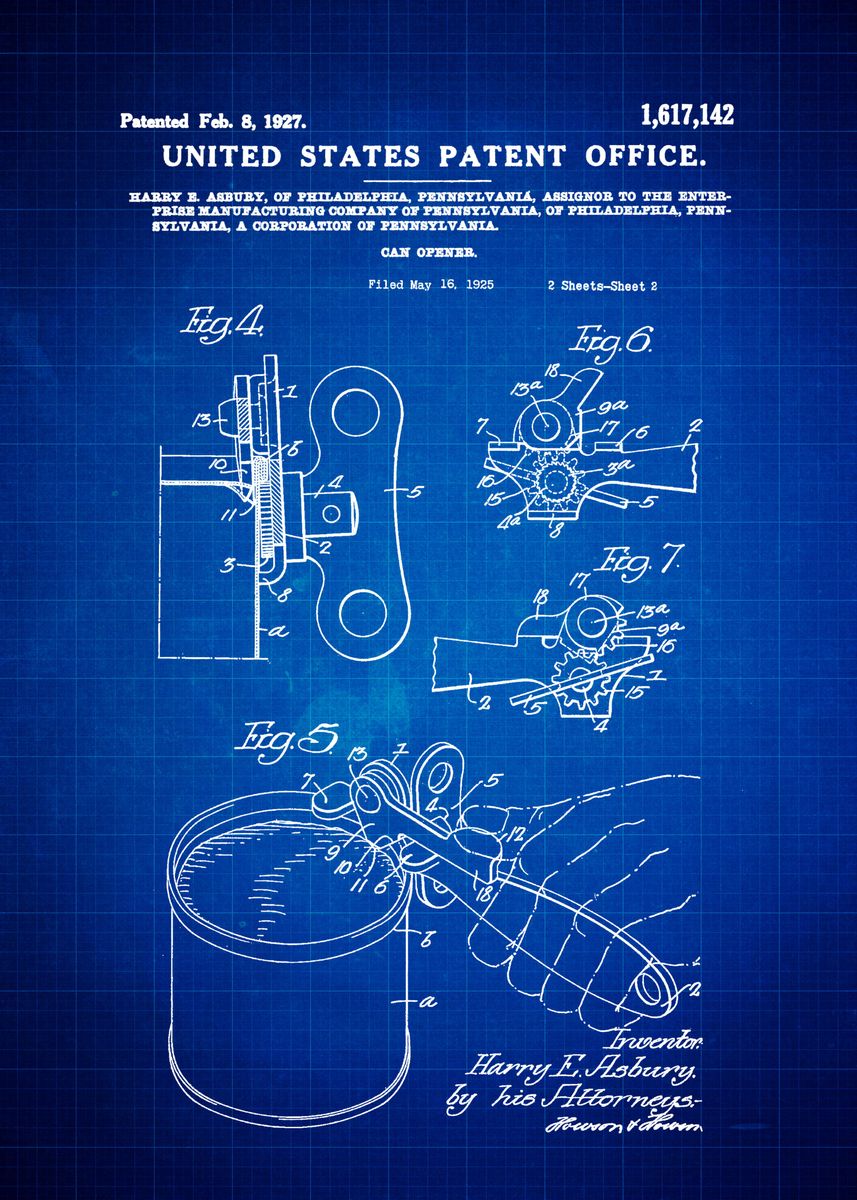 ' Can Opene' Poster, picture, metal print, paint by BigBaby | Displate