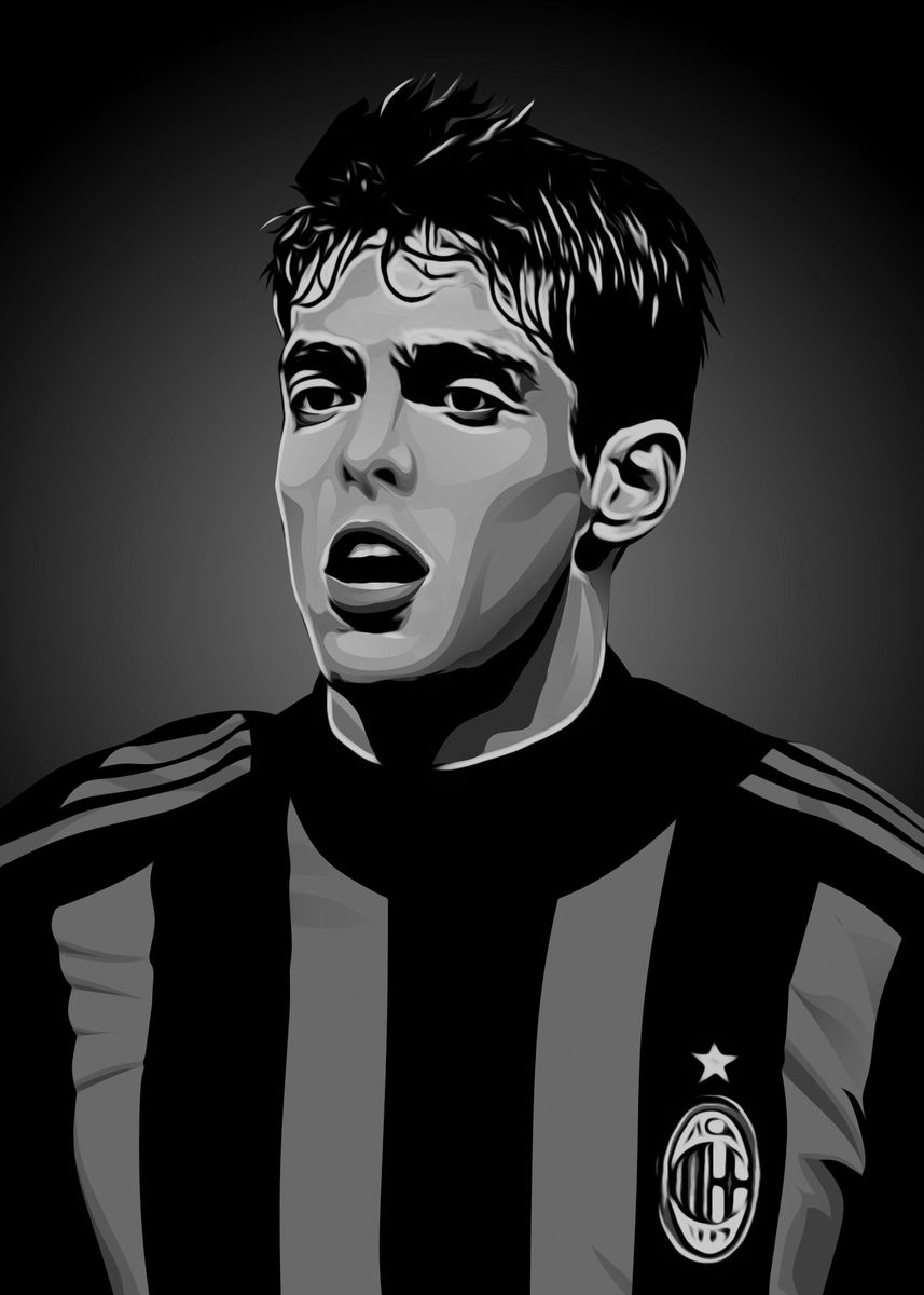 'Kaka' Poster, picture, metal print, paint by Miracle Studio | Displate