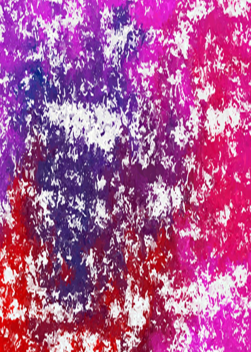 'Pink Sunset' Poster by Abstract Art | Displate