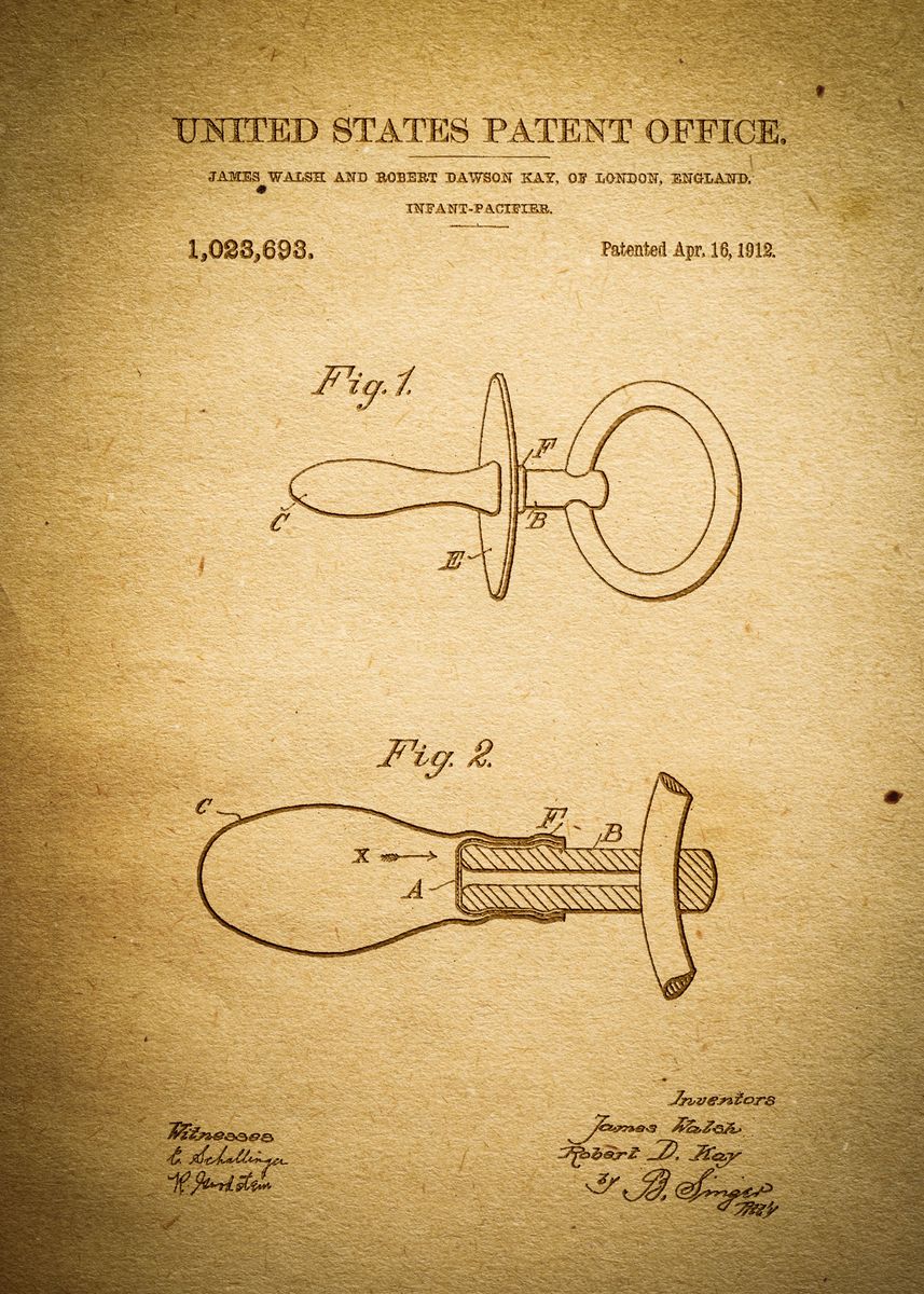 ' Pacifier' Poster by Hawk | Displate