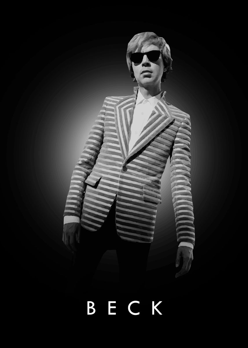 'Beck' Poster, picture, metal print, paint by Bo Kev | Displate