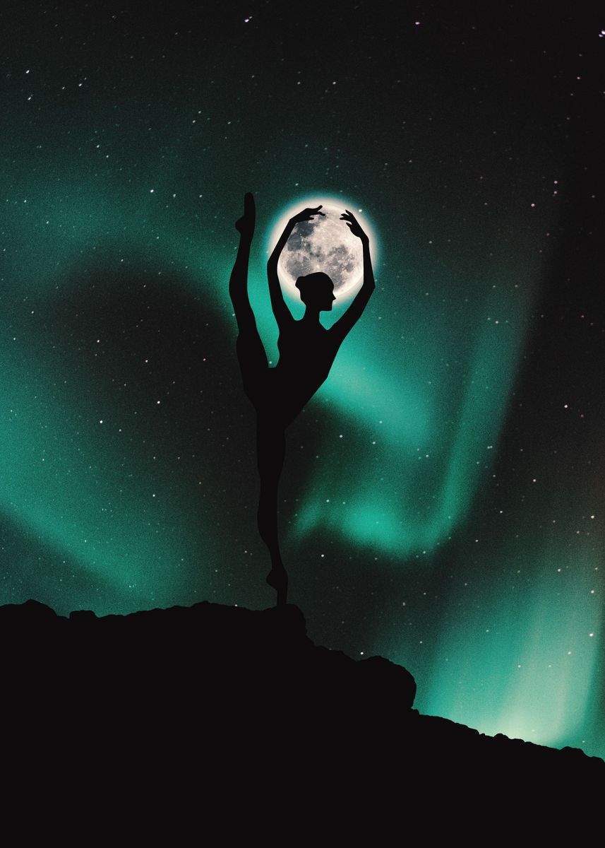 'Moon Ballet' Poster, picture, metal print, paint by Albarizi Art ...