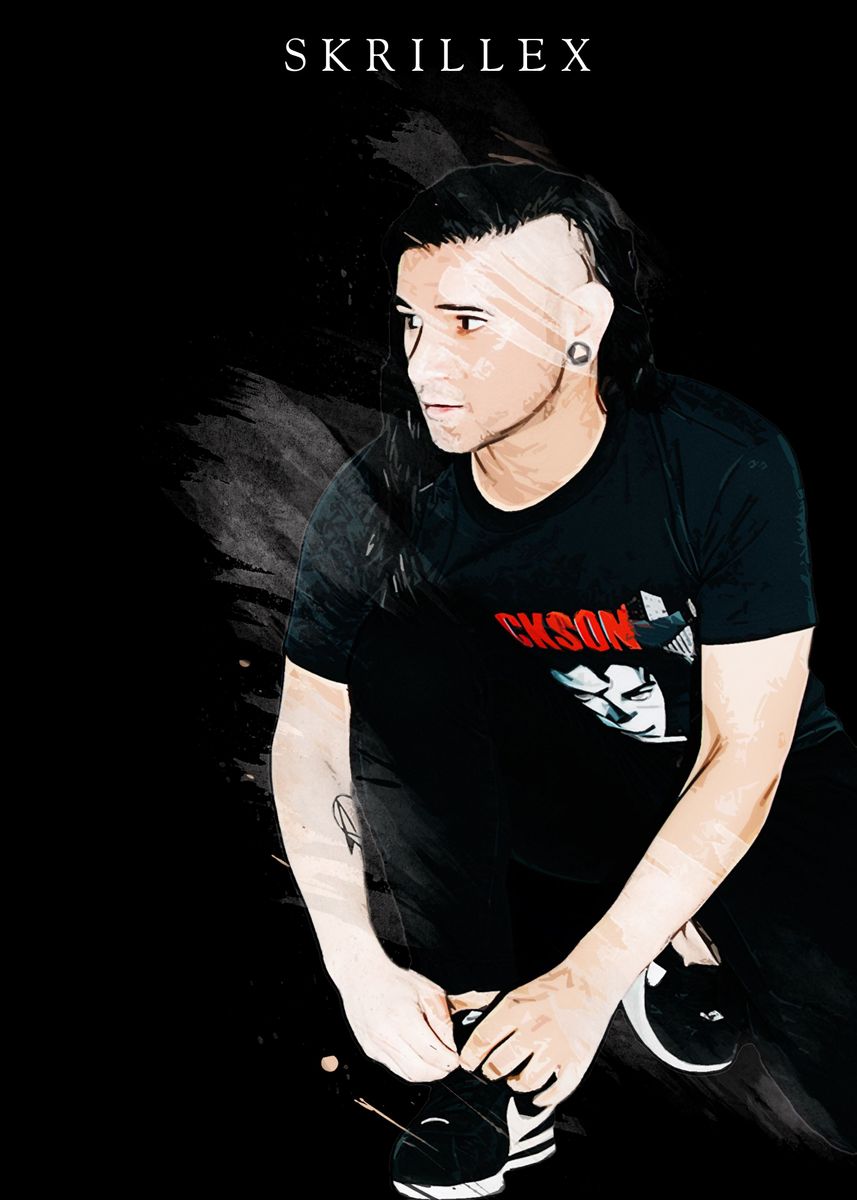 'Skrillex' Poster by MDA STUDIO | Displate