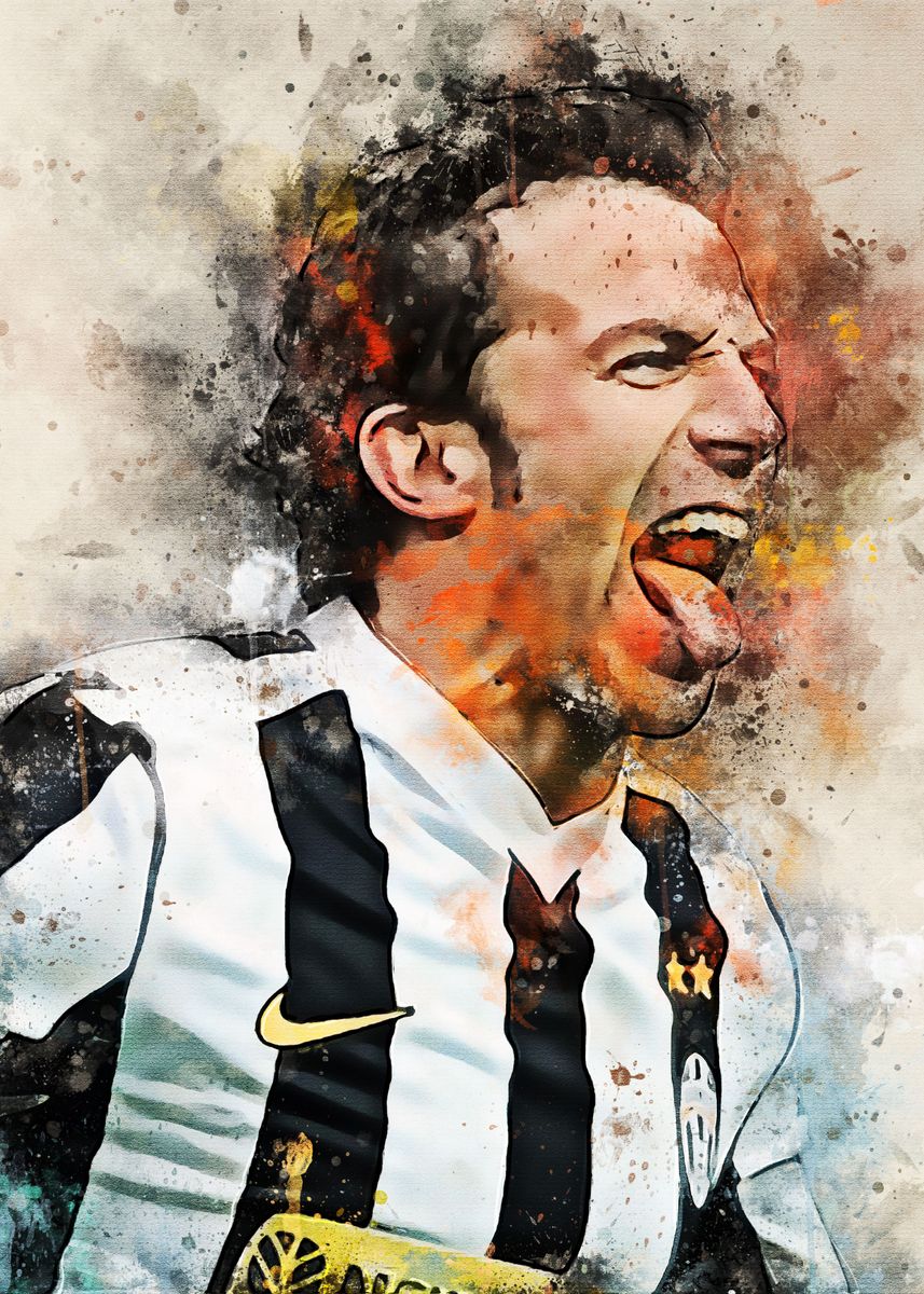 'Alessandro Del Piero' Poster, picture, metal print, paint by Mcgilvery ...