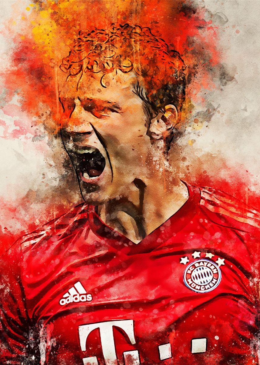 'Benjamin Pavard' Poster, picture, metal print, paint by Hipolito ...