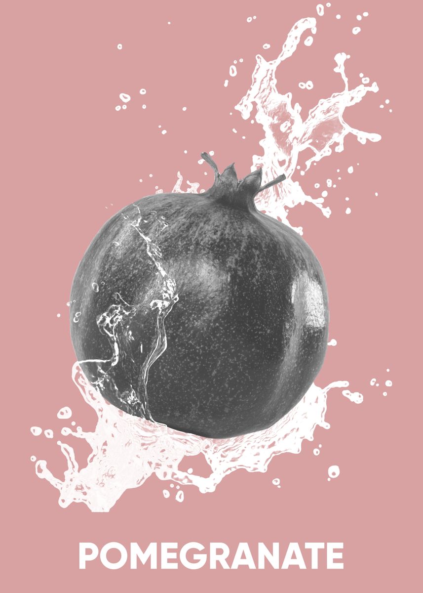 'pomegranate' Poster by SplashDesign | Displate