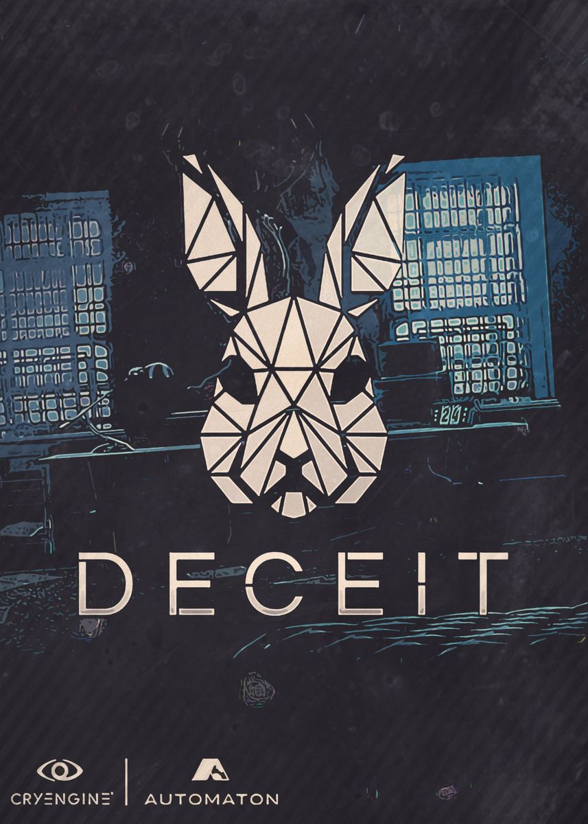 'Deceit' Poster, picture, metal print, paint by Rian setiadi | Displate