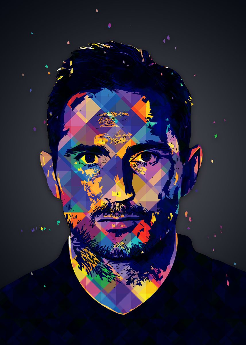 'Frank Lampard 8' Poster, picture, metal print, paint by Duong Van Hung ...