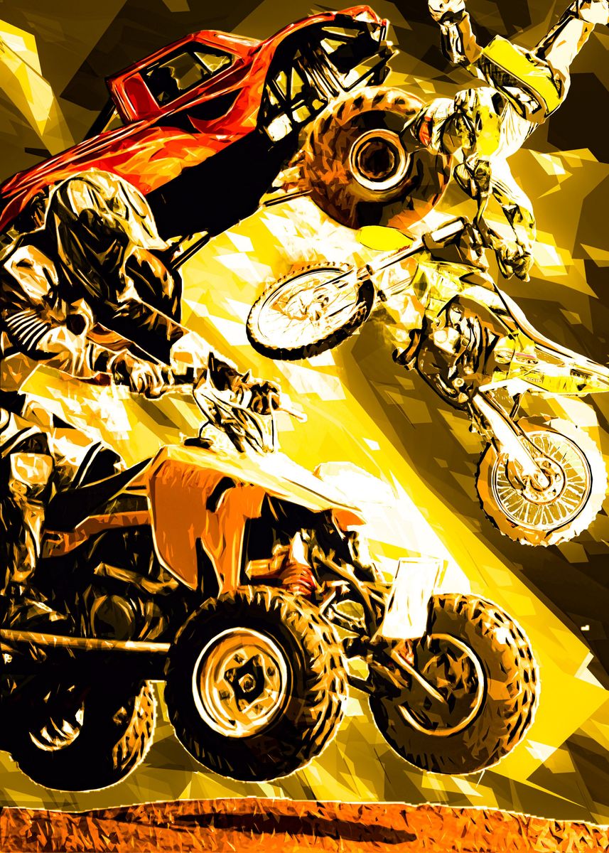 'Adrenaline' Poster by Sophie Guildawn | Displate