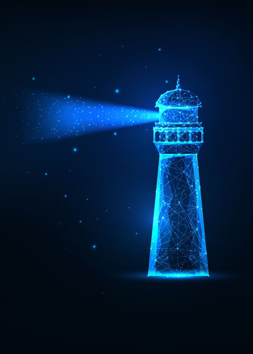 'Light House Sea' Poster, picture, metal print, paint by Max Ronn ...