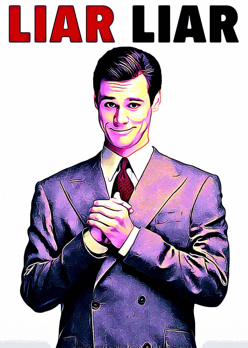 'Liar Liar 1' Poster, picture, metal print, paint by Elisa Woodard ...