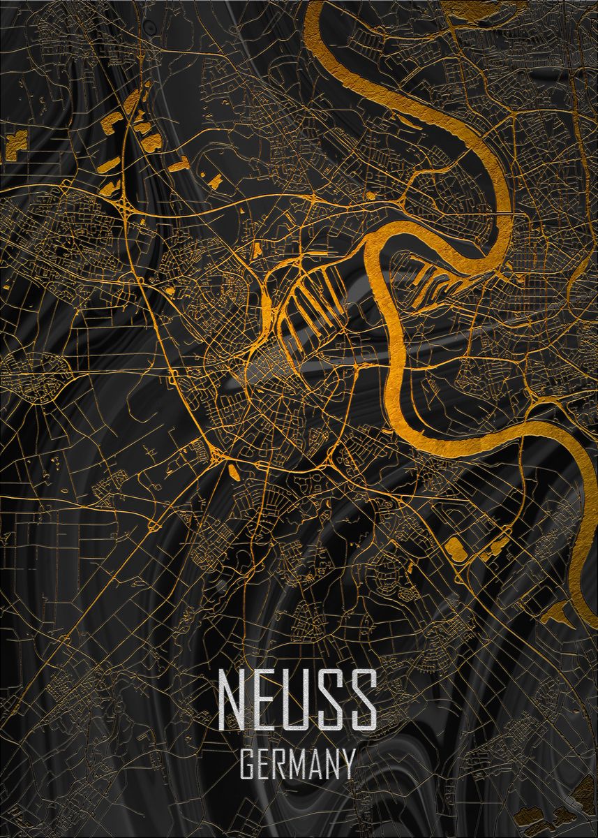 'Neuss Germany' Poster by Coconut Sorbet | Displate