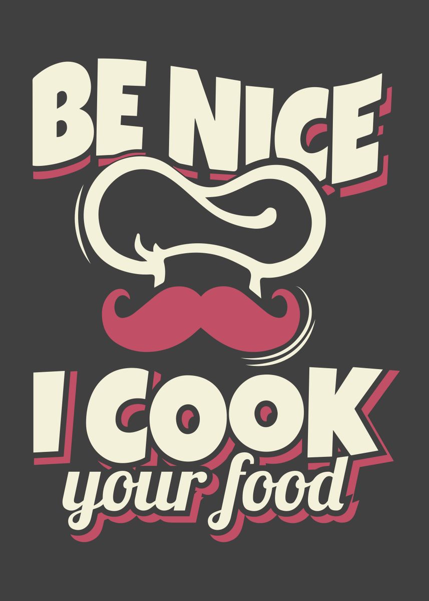 'Funny Cook' Poster by MaximusDesigns | Displate