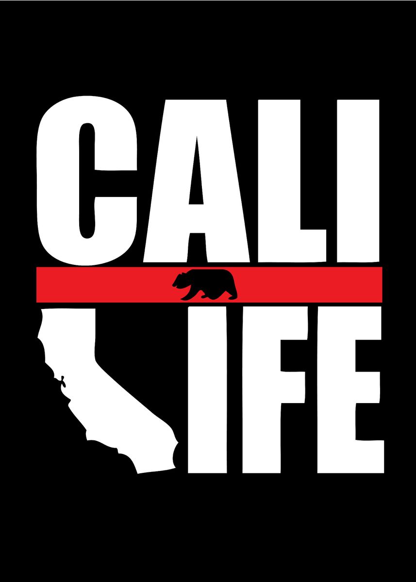 'Cali Life' Poster, picture, metal print, paint by Patrick Skopek ...