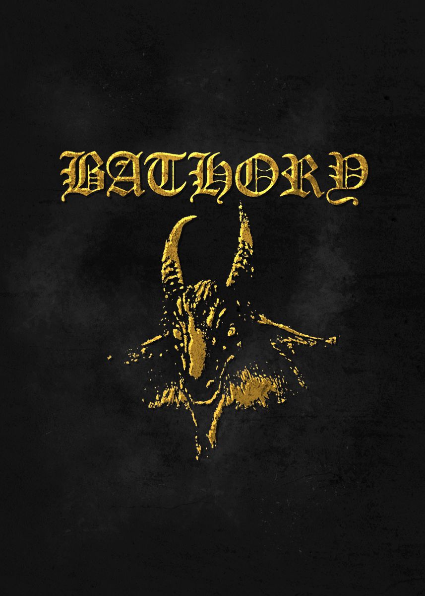 'Bathory metal group logo' Poster, picture, metal print, paint by erwin ...