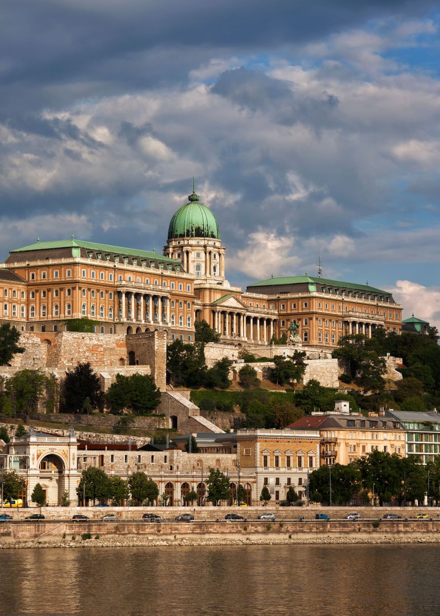 'Buda Castle in Budapest' Poster by Socratubik | Displate
