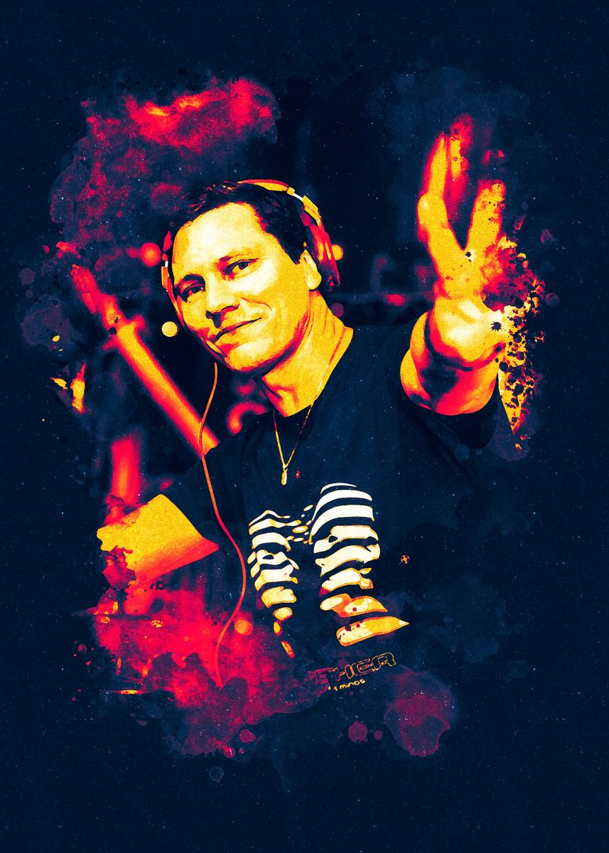 'TIESTO' Poster, picture, metal print, paint by Most Popular Cult ...