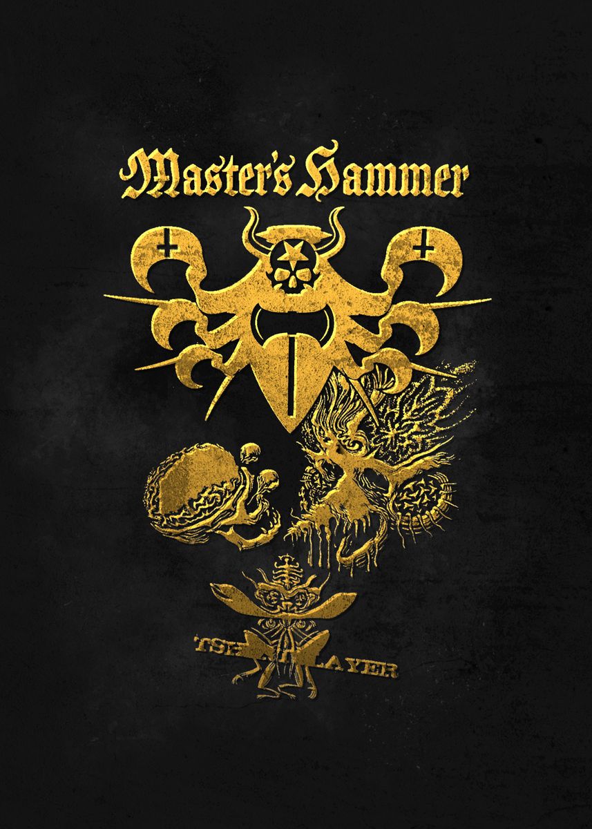'Masters Hammer black metal' Poster by erwin saputra art | Displate