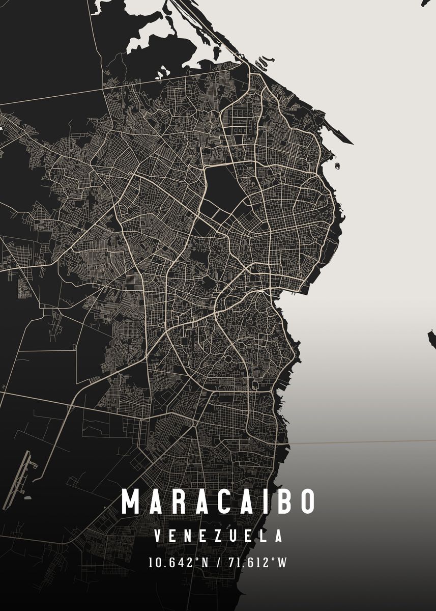 'Maracaibo Venezuela' Poster by Five Senses Art | Displate