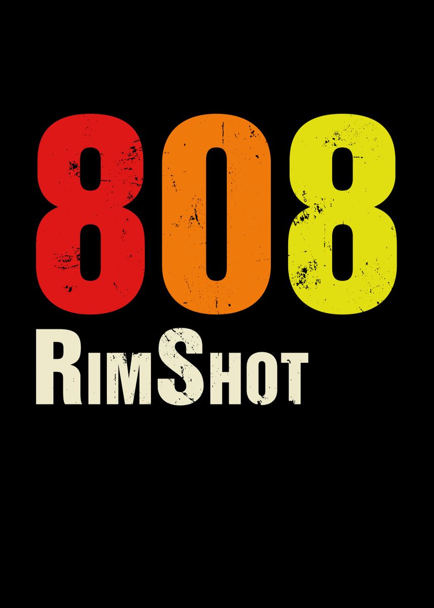 '808 RimShot Drum Machine' Poster by Gianpietro Melotti | Displate