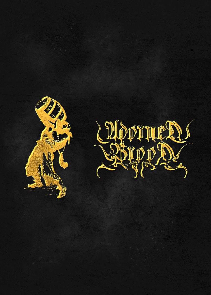 'Adorned Brood metal band ' Poster by erwin saputra art | Displate