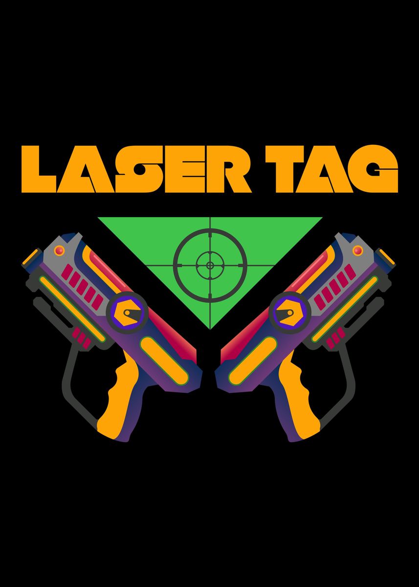 'Gift for Laser Tag PLayers' Poster by Riffize | Displate