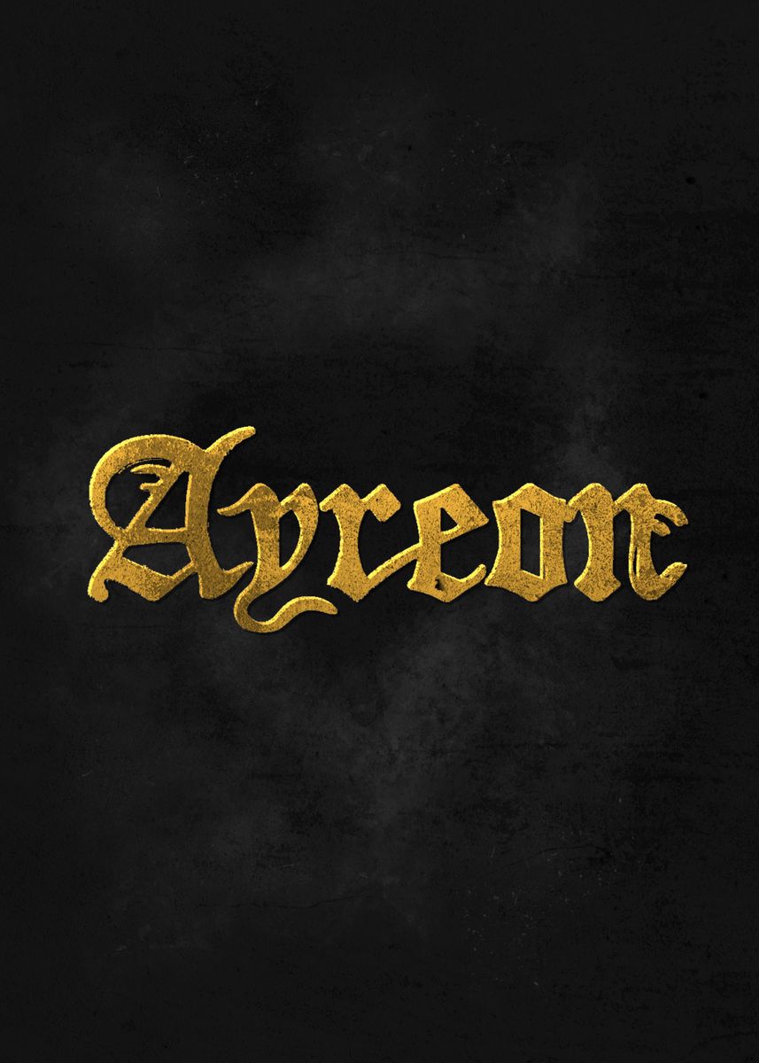 'Ayreon musical Dutch logo' Poster, picture, metal print, paint by ...