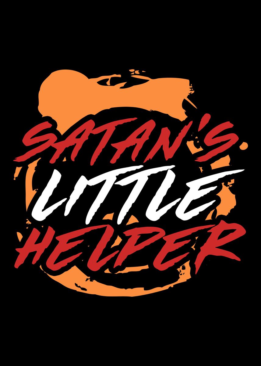 'Satanists Satan Halloween' Poster by Sebastian Wünsche | Displate