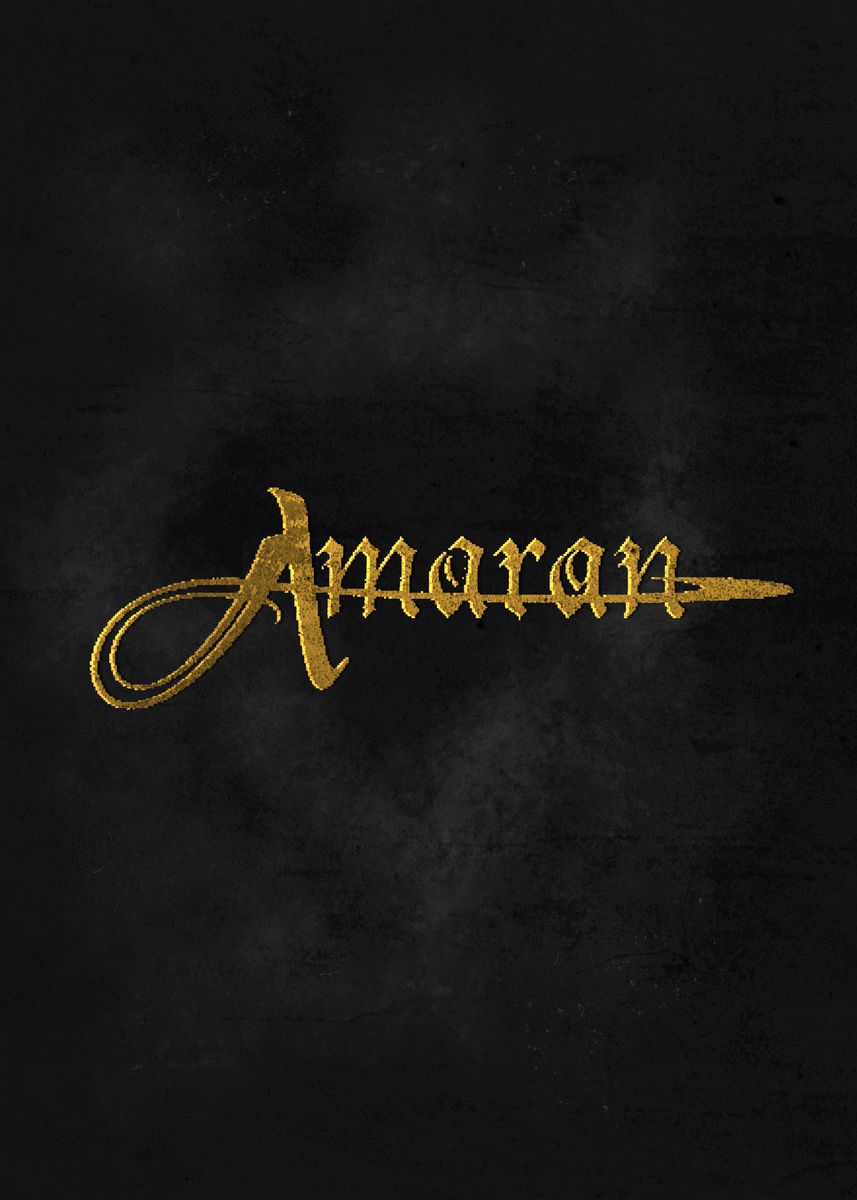 'Amaran metal band Sweden' Poster, picture, metal print, paint by erwin ...