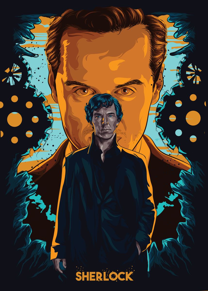 'Sherlock Poster' Poster, picture, metal print, paint by Ramy Hazem ...