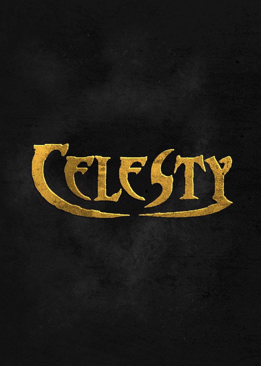'Celesty Finnish metal band' Poster, picture, metal print, paint by ...