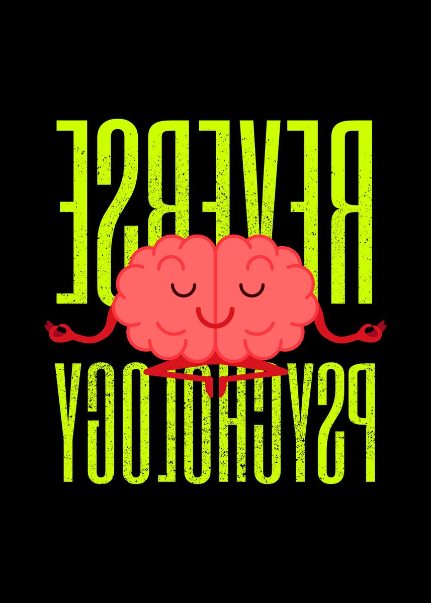 'Funny Reverse Psychology ' Poster, picture, metal print, paint by ...