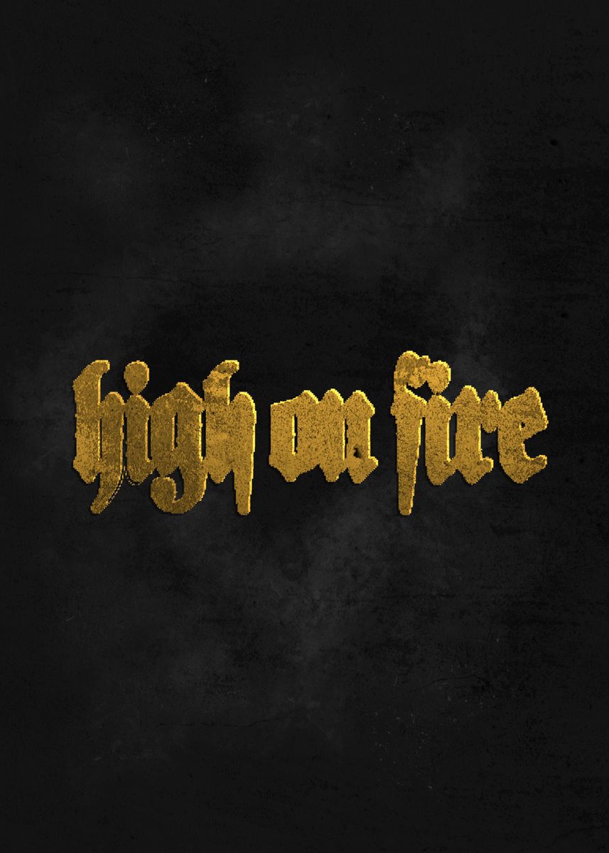 'High on Fire metal band ' Poster, picture, metal print, paint by erwin ...