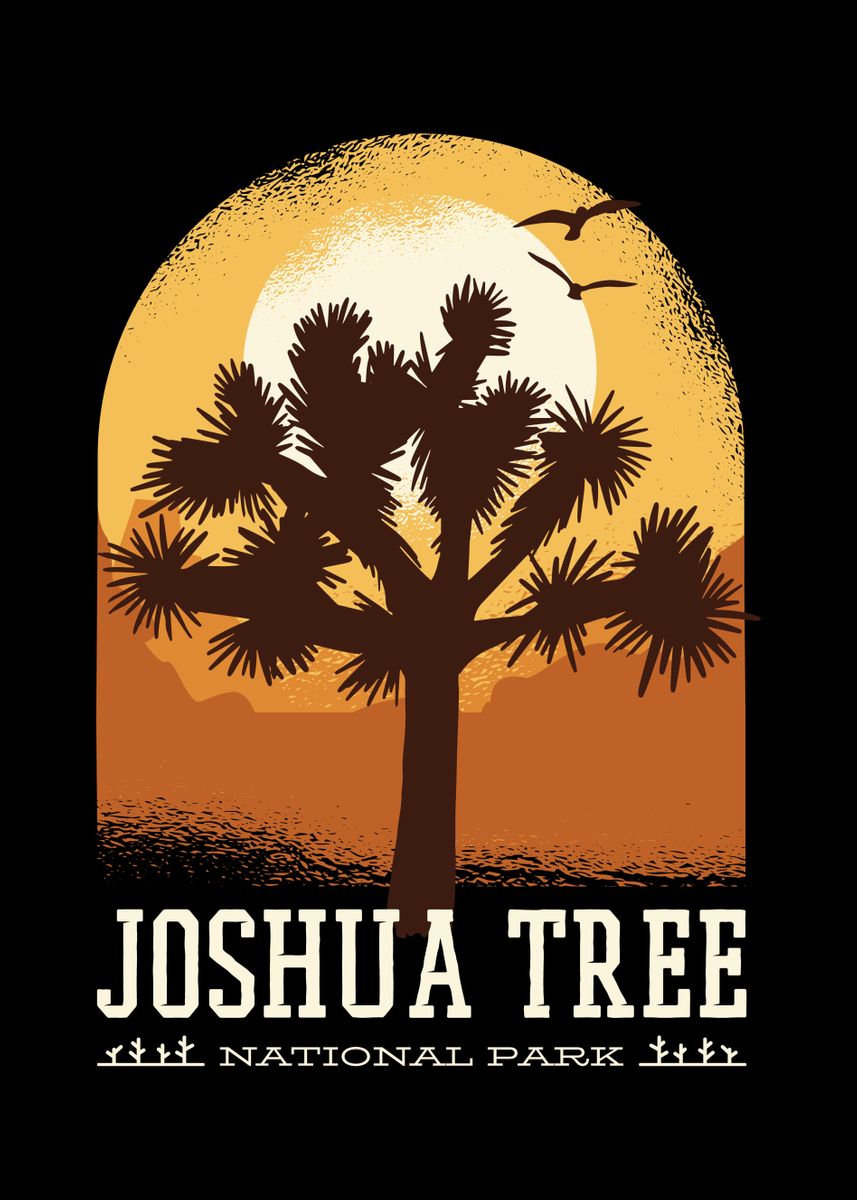 'Joshua Tree National Park' Poster, picture, metal print, paint by Phil ...