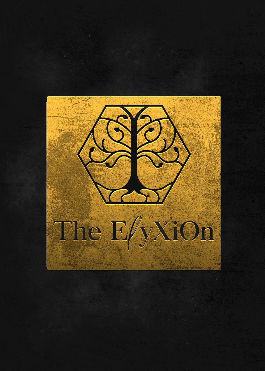 'The Elyxion tour logo band' Poster, picture, metal print, paint by ...