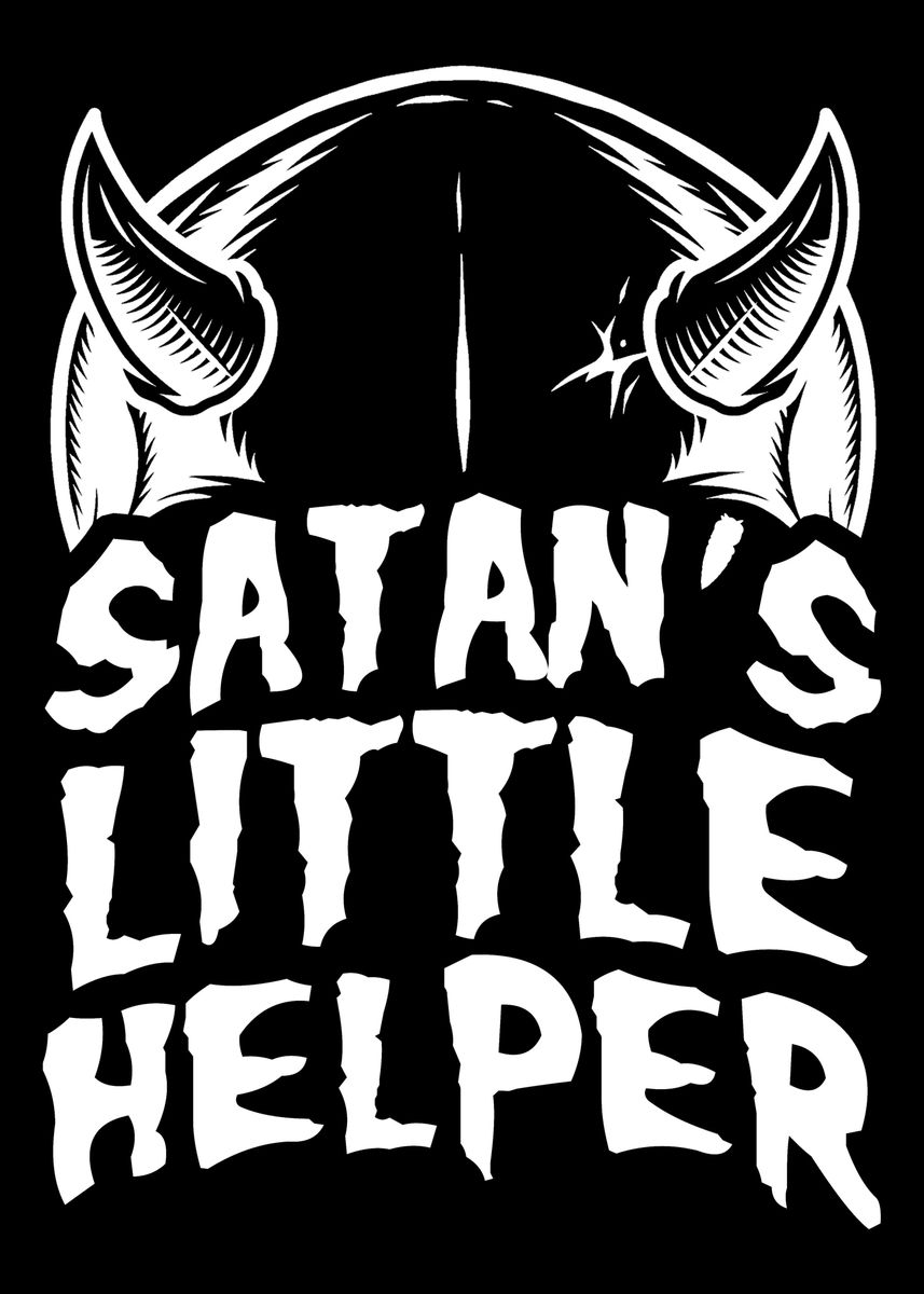 'Satanists Satan Halloween' Poster, picture, metal print, paint by ...