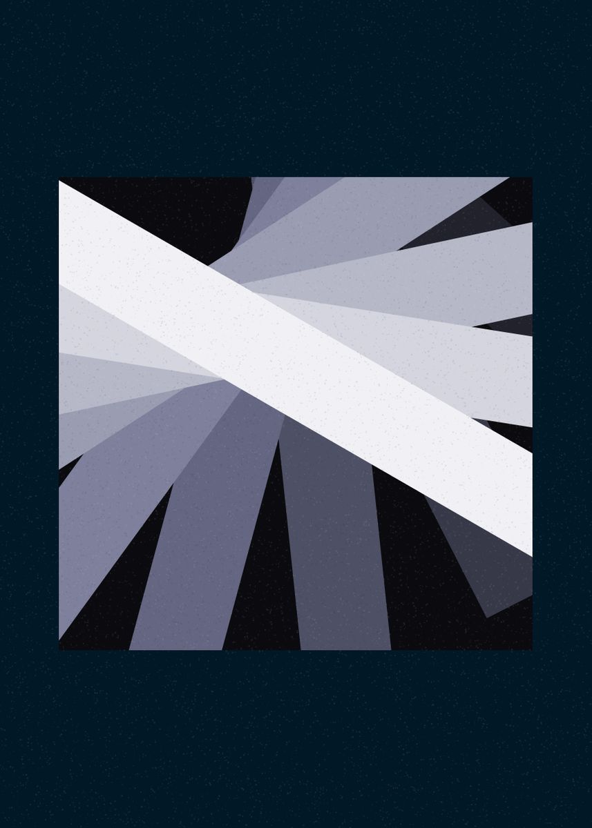 'Crossing lines' Poster by Iurii Vlasenko | Displate