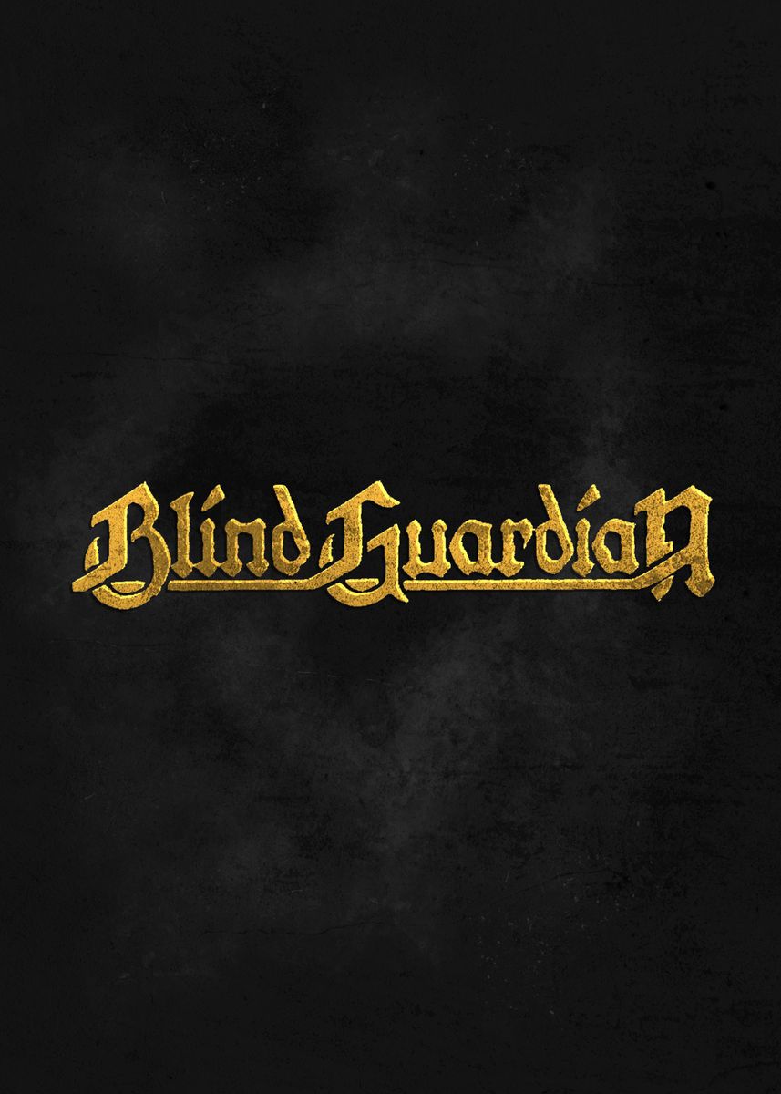 'Blind Guardian German logo' Poster, picture, metal print, paint by ...
