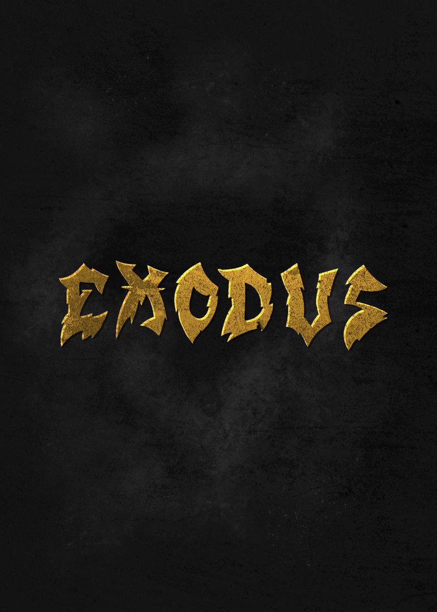 'Exodus California metal ' Poster, picture, metal print, paint by erwin ...