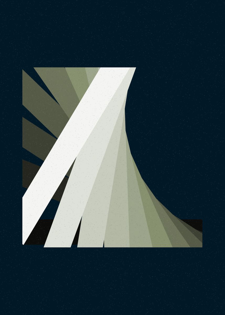 'Crossing lines' Poster, picture, metal print, paint by Iurii Vlasenko ...