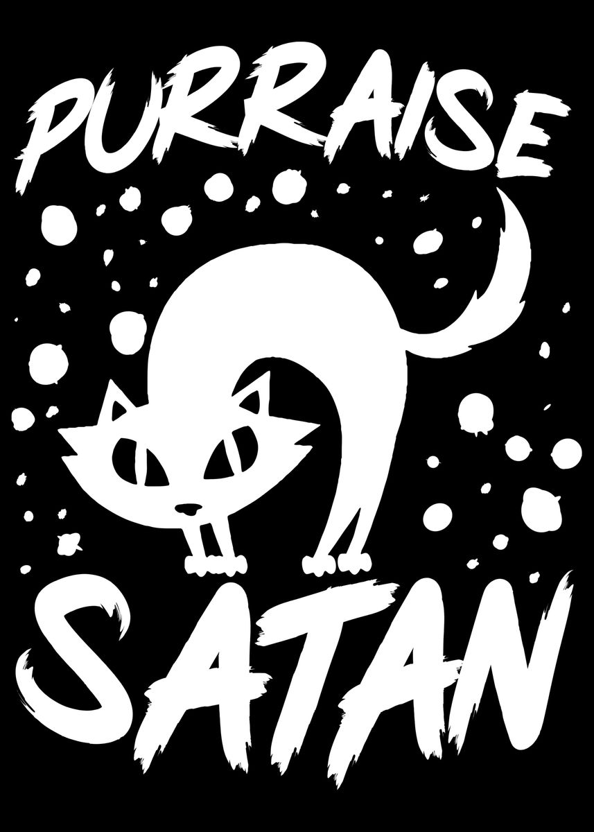 'Satanists Satan Halloween' Poster by Sebastian Wünsche | Displate