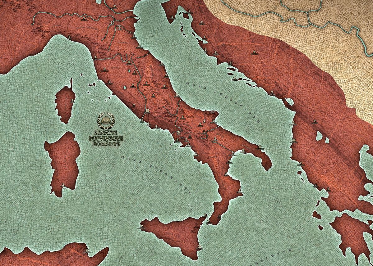 'Late Roman Empire Map' Poster by Kings and Generals | Displate