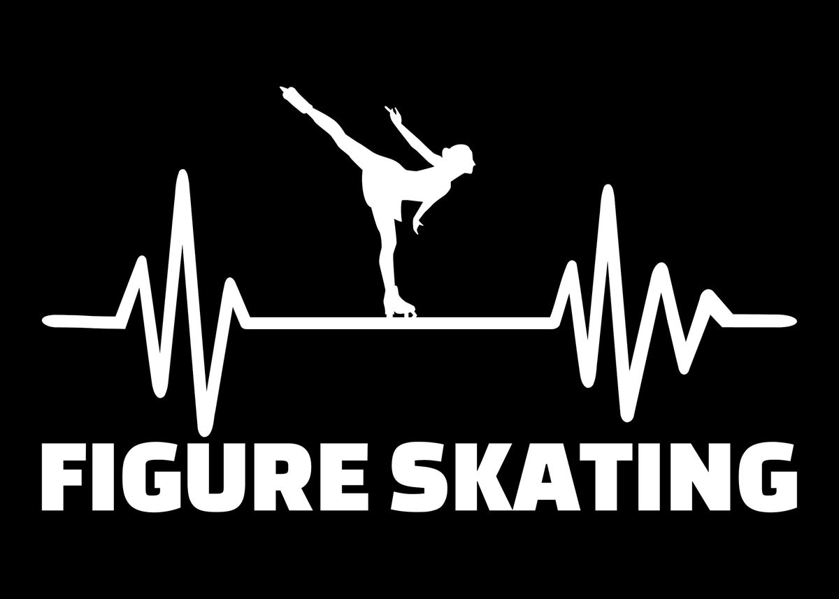 'Figure skating' Poster by Designzz | Displate