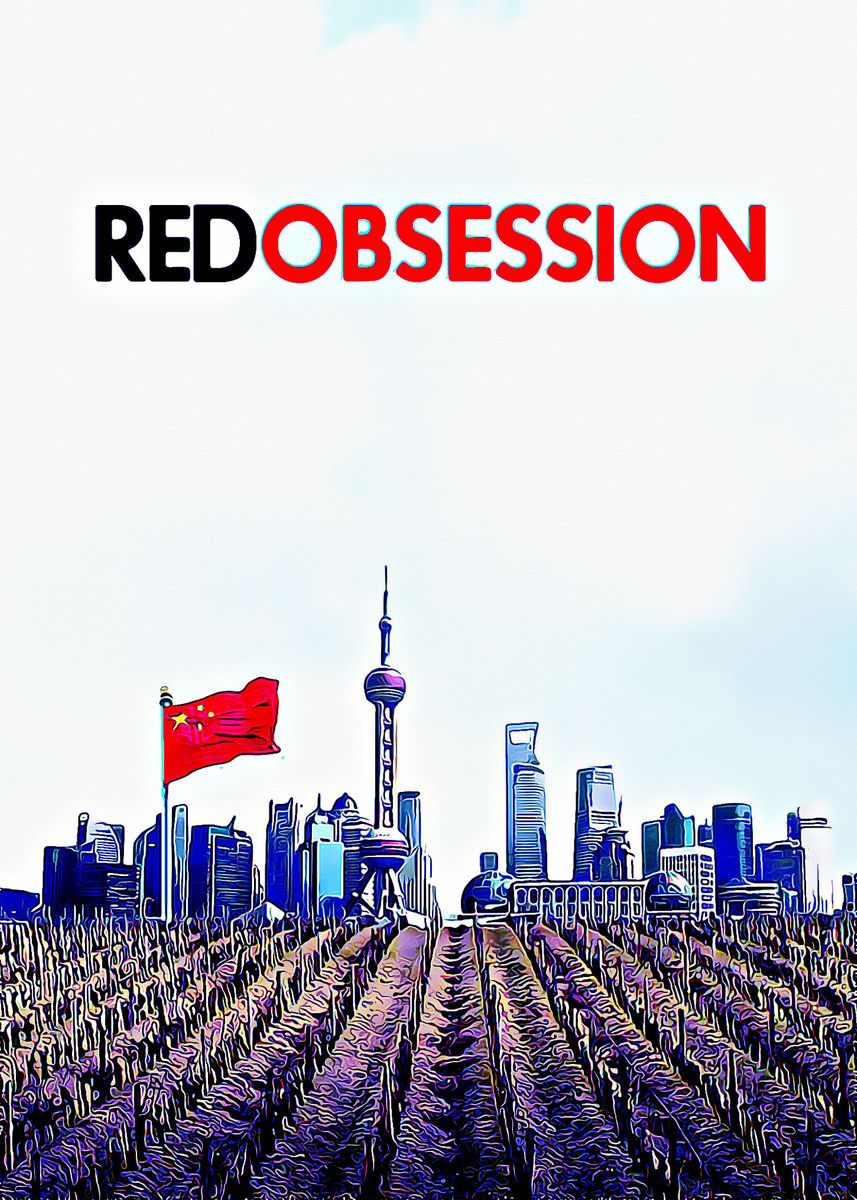 'Red Obsession 1' Poster by Katerina Lim | Displate